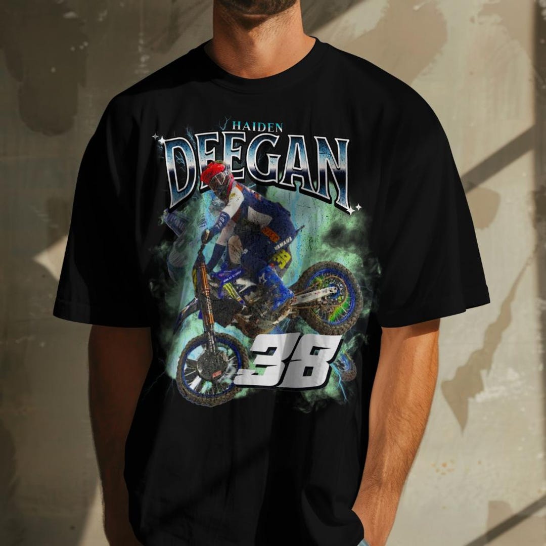 Haiden Deegan Bootleg Style T-shirt Retro Motocross Graphic Tee - Etsy