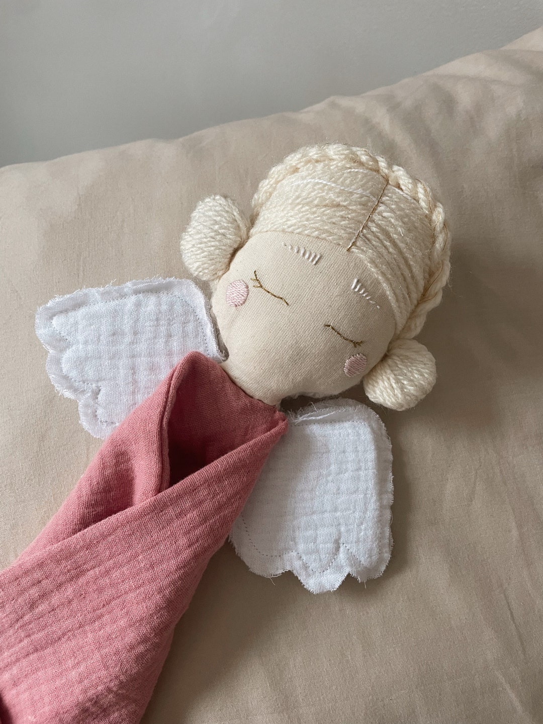 Dou Dou Guardian Angel. Baby Gift. Baby Doll. - Etsy
