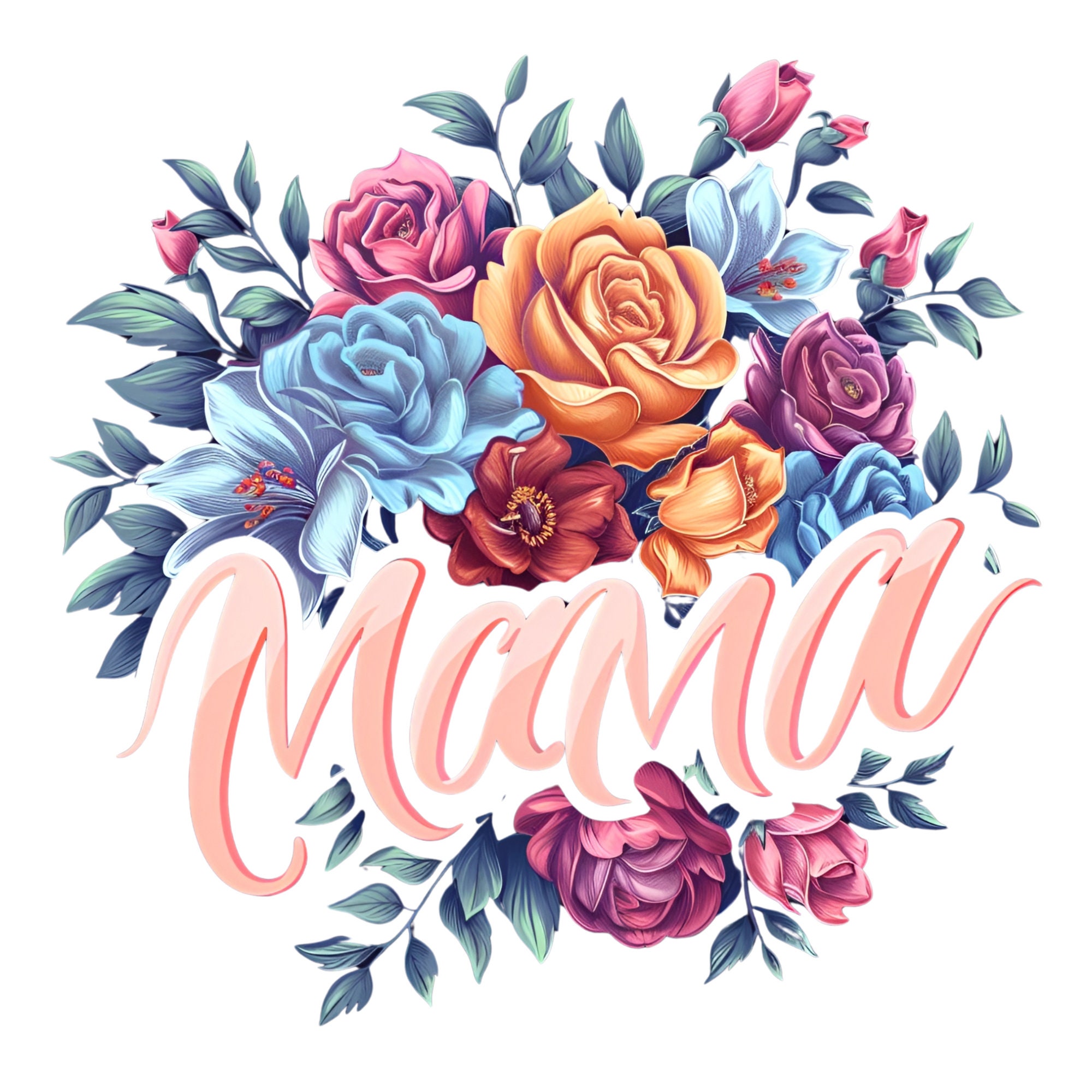 Mama Png Designs, Mama Png Daisy, Mom Png Files, Mama Png for Shirt ...