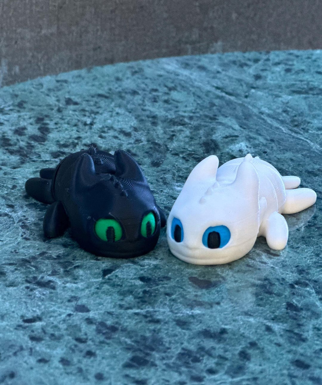 Night Fury & Light Fury Set – Toothless Gift - HTTYD Inspired - Fantasy ...