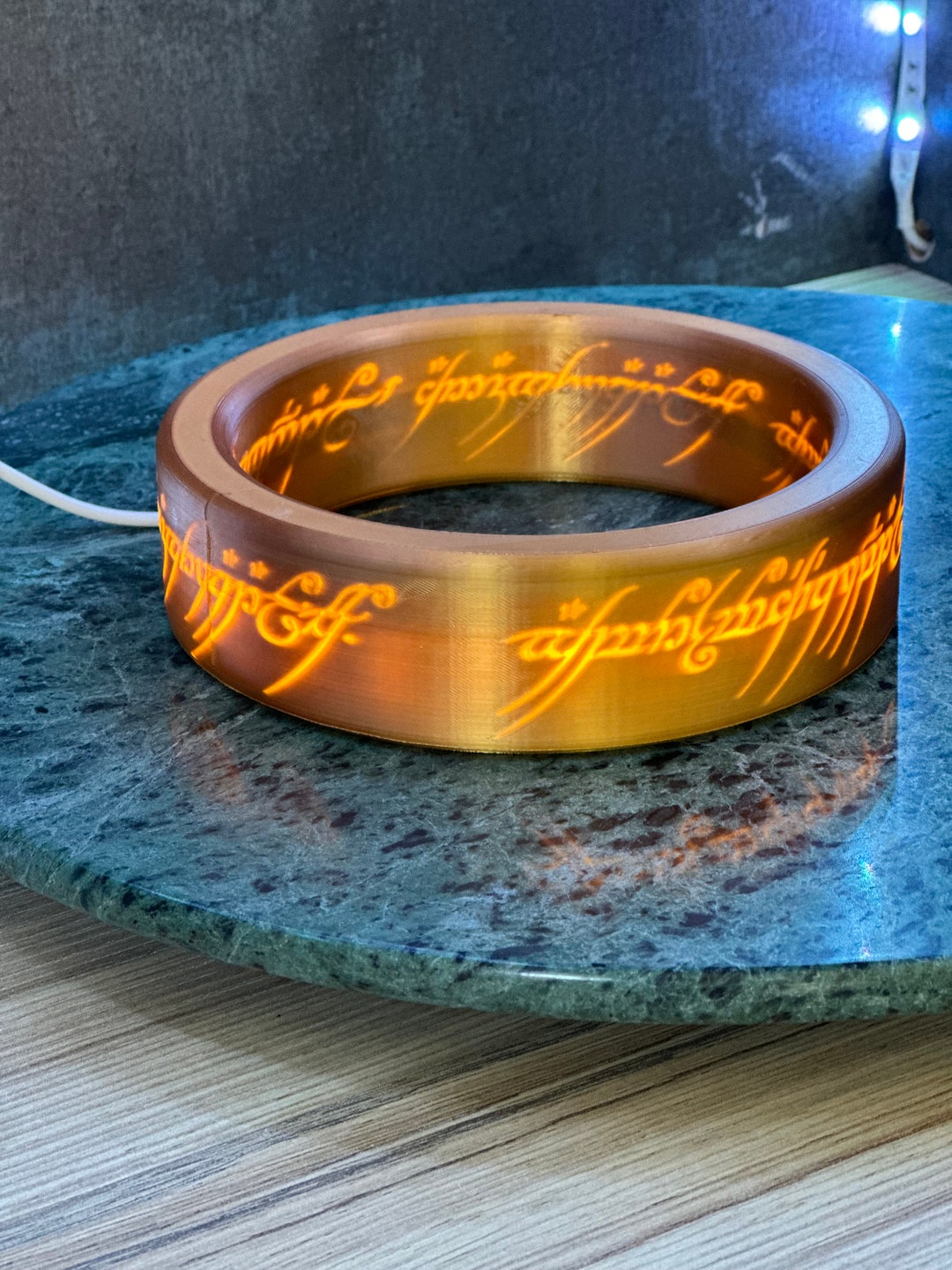 LOTR - One Ring Night Light - Etsy
