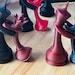 King and Queen Chess Sculpture – Romantic Couple Gift, Anniversary ...