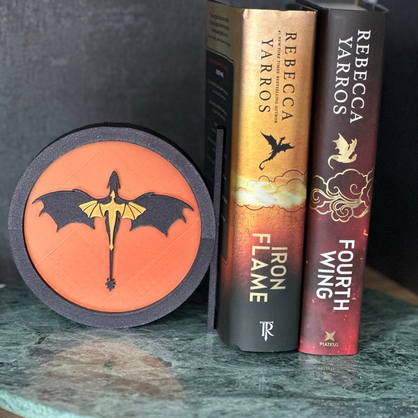 The Fourth Wing Bookends - Etsy