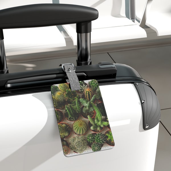 Cactus Luggage Tag - Etsy
