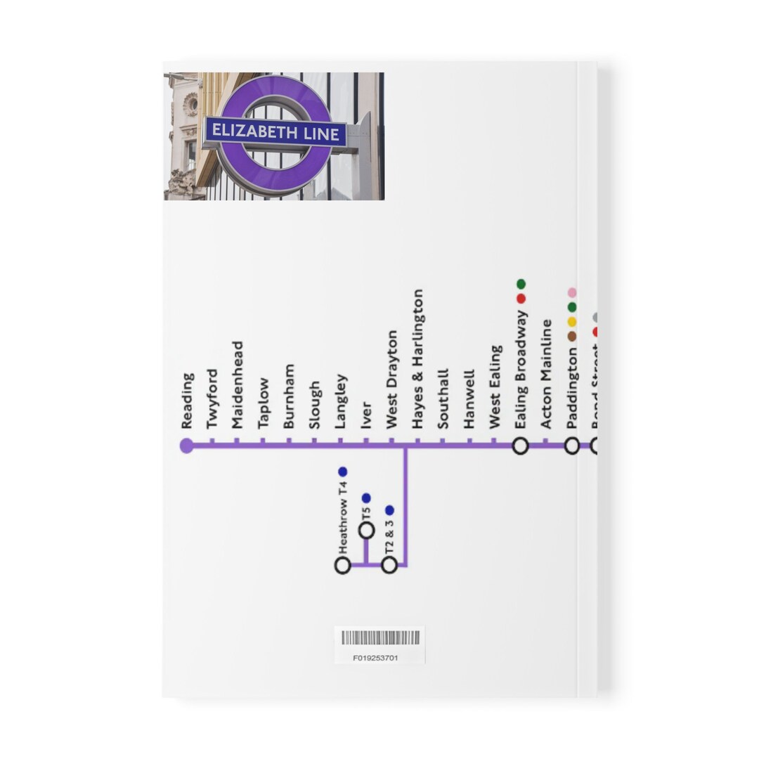Elizabeth Line Map - Etsy