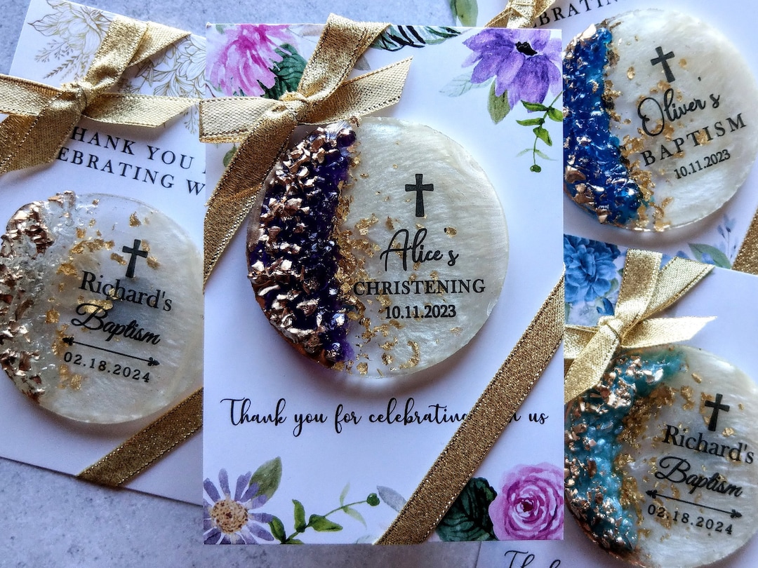 Baptism Favors for Girl / Christening Magnet / Confirmation Favors ...