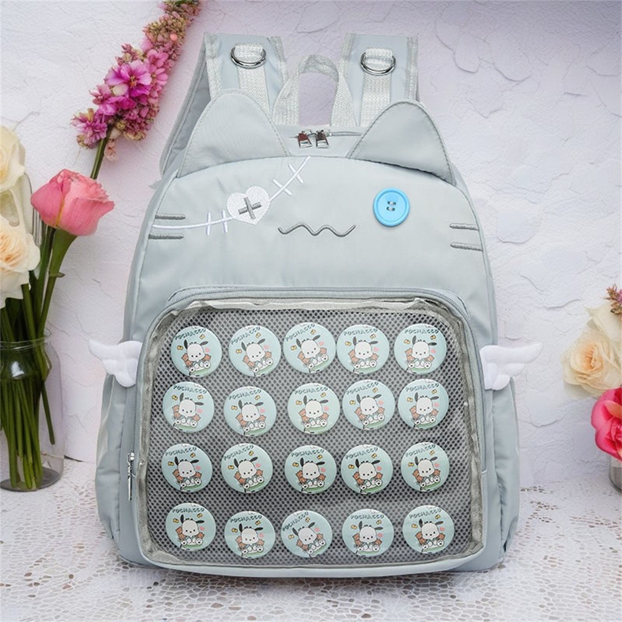 Kawaii Cat Ita Backpack, Cute Ita Backpack, Anime Ita Bag, Large ...