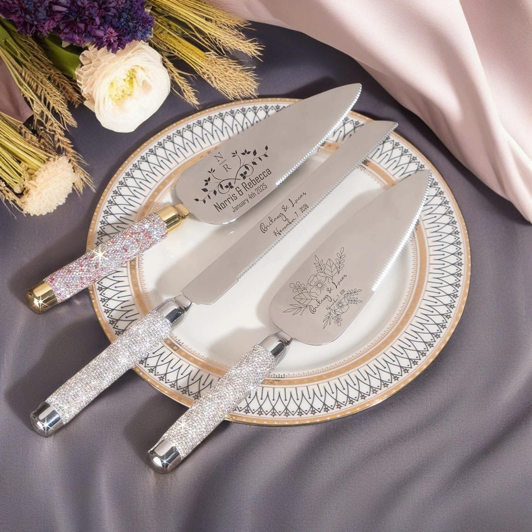 Custom Wedding Cake Server Sets, Wedding Favors, Wedding Ceremony ...