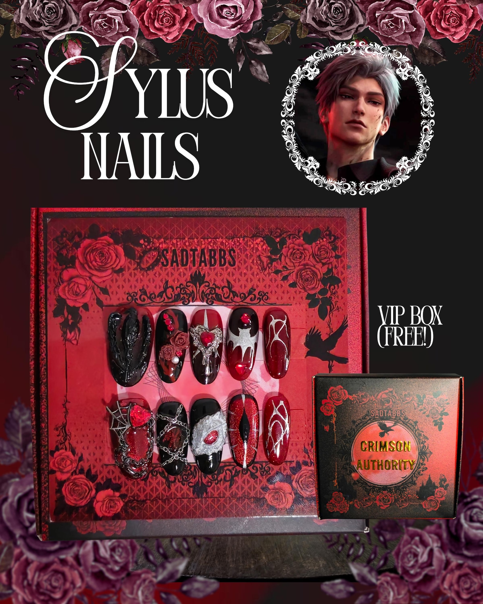 Love and Deepspace Press on Nails Sets Handmade Custom Otome ...