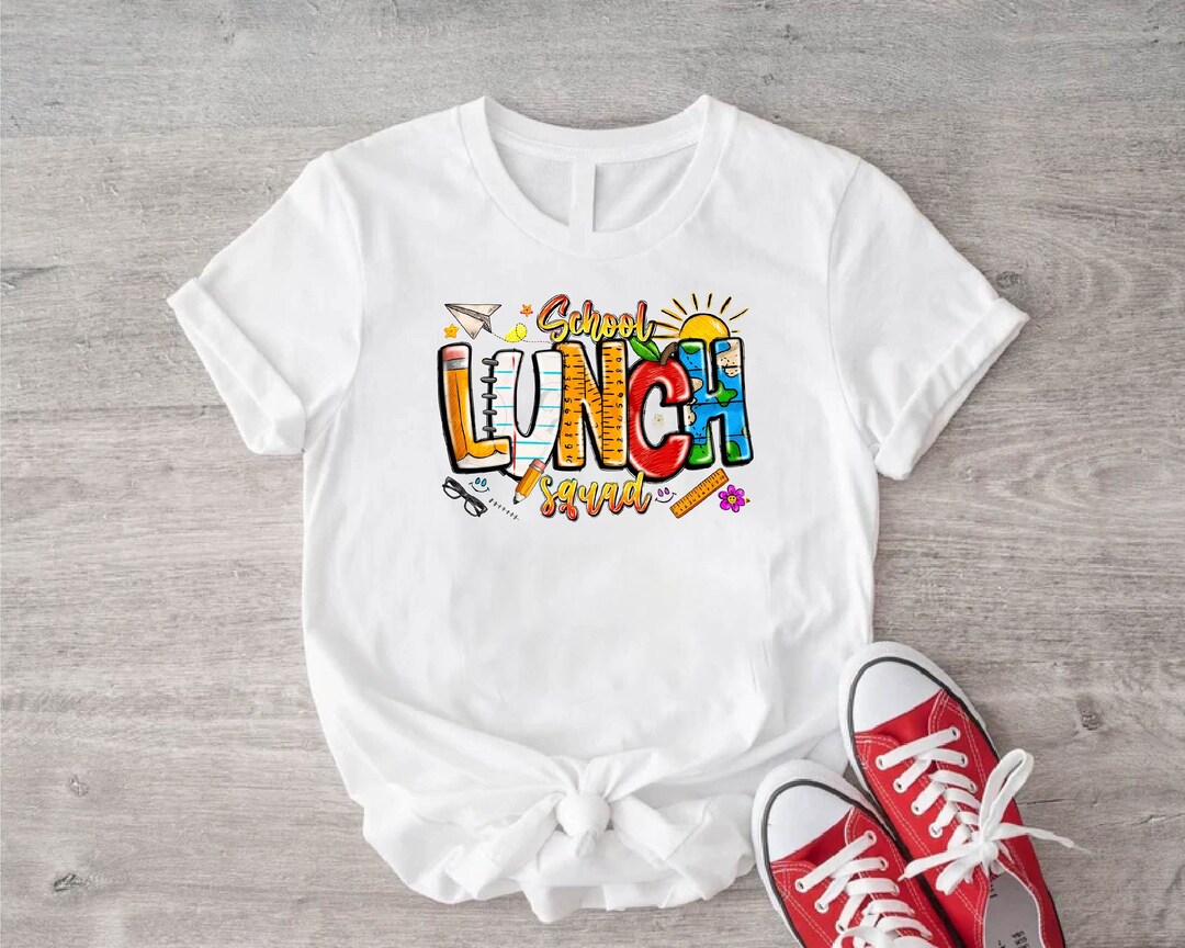 School Lunch Lady Squad T-shirt, in My Lunch Lady Era Shirt, Lunch Lady ...