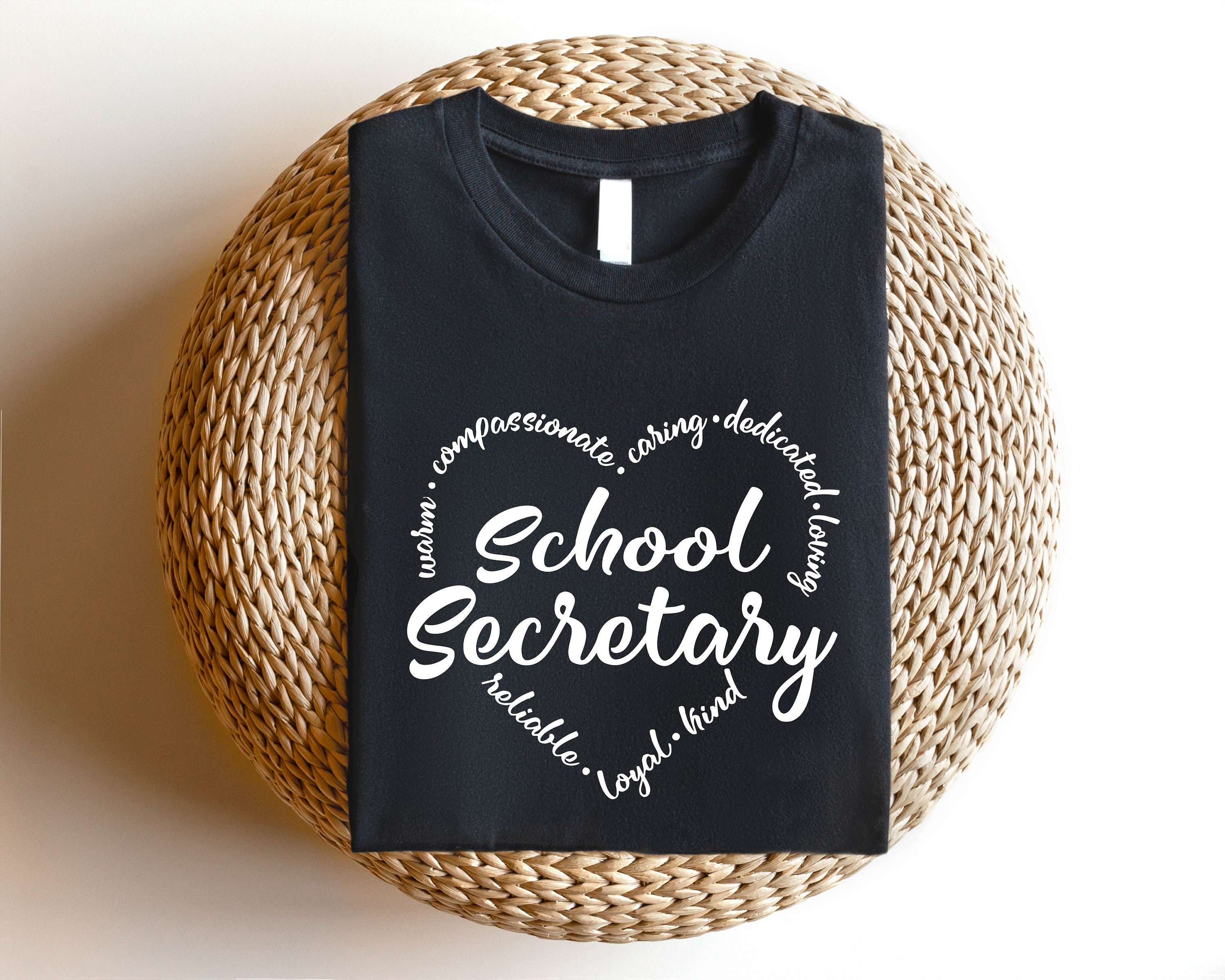School Secretary Heart T-shirt, in My School Secretary Era Shirt, but ...