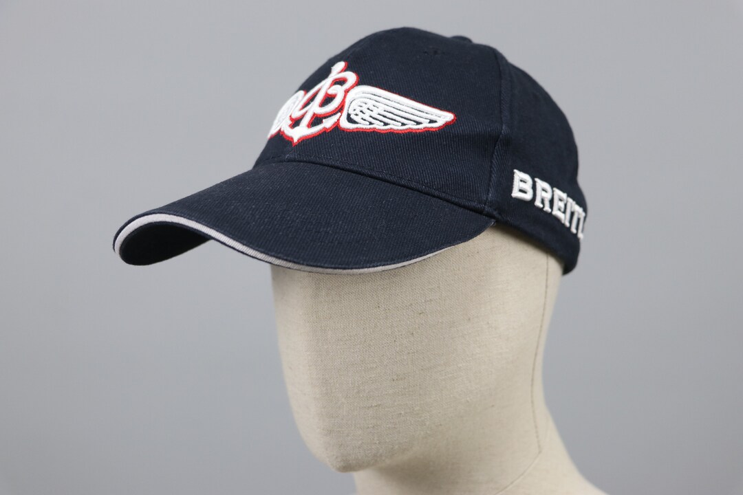 BREITLING Swiss Watch Navy Cotton Cap Mens One Size - Etsy
