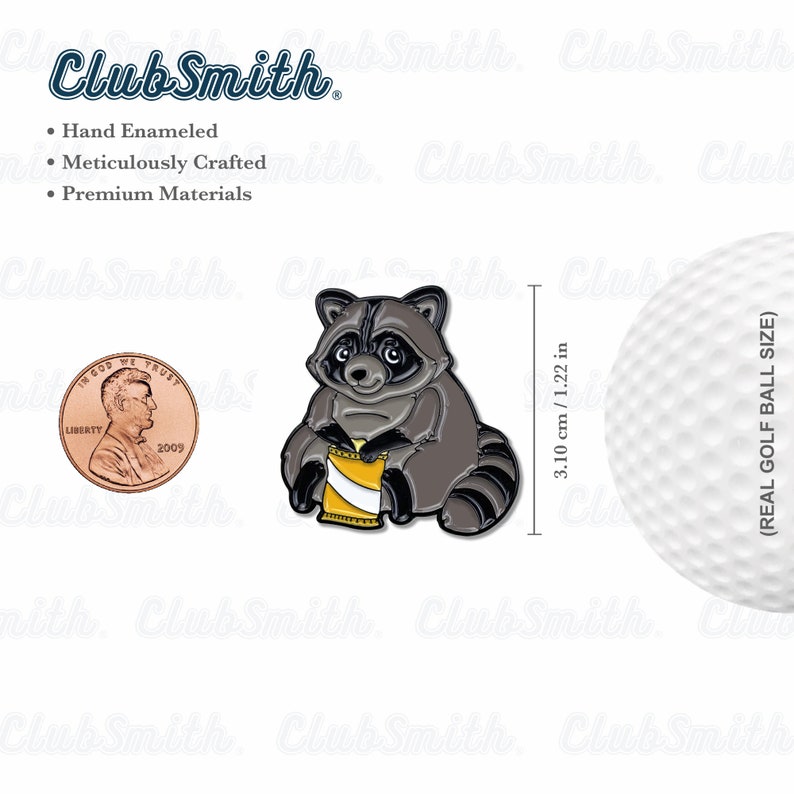 Clubsmith® Cute Animals Golf Ball Marker Hat Clip Set, Funny Magnetic ...