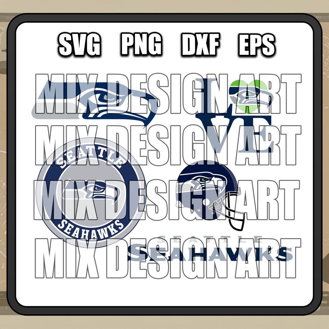 Seattle Seahawkks Football SVG PNG Bundle, Svg Sports Files, Svg for ...