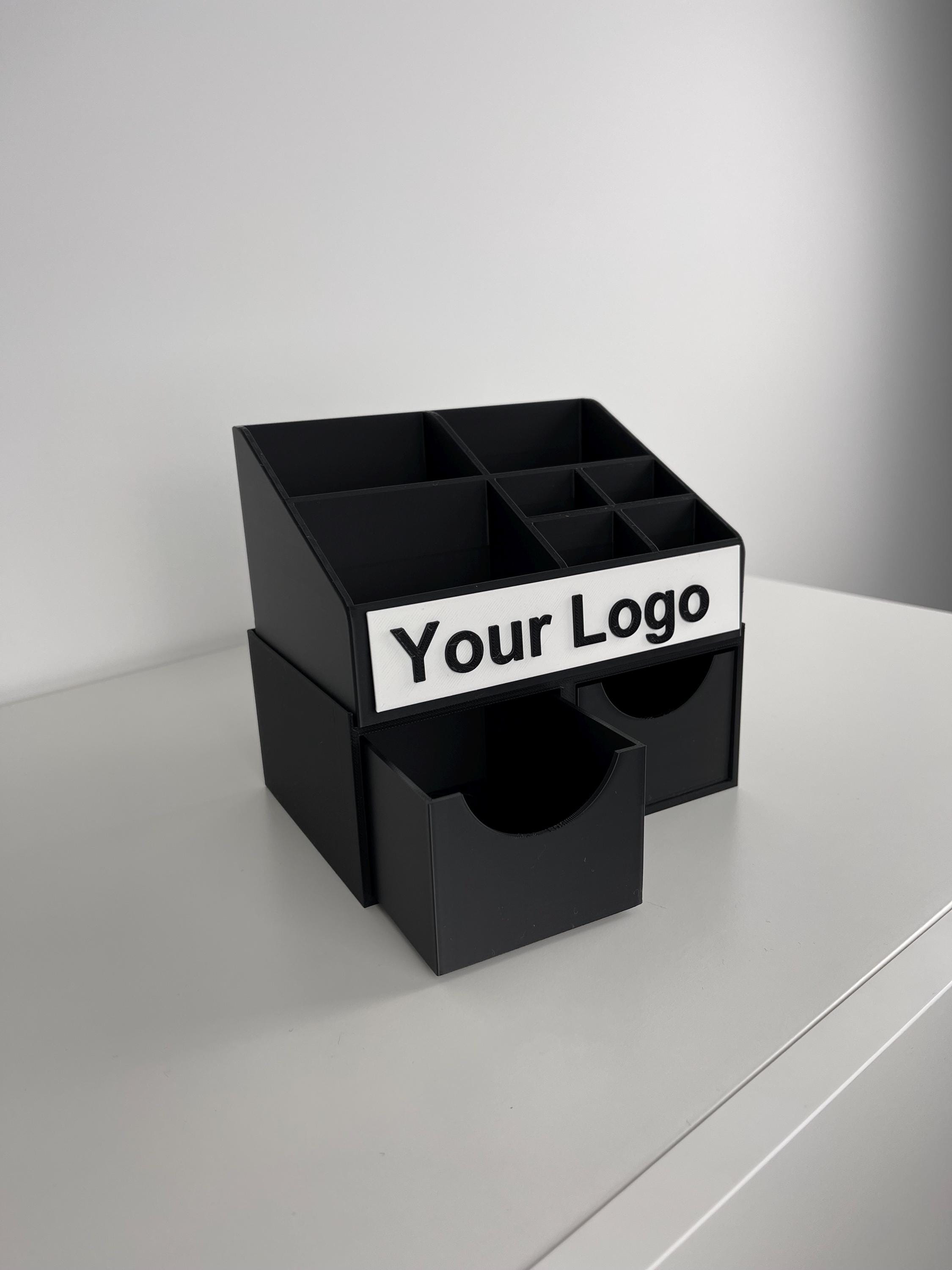 Personalized Desk Organizer – 3d-printed Pen Holders With Logo – Office ...