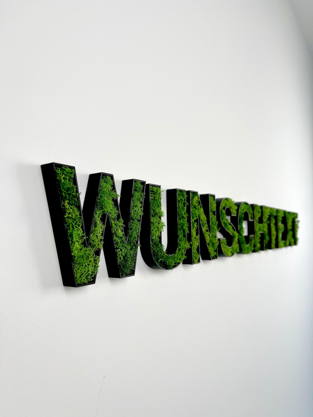 Personalized Moss Letters – 3D Letters With Moss Filling – Word Wall ...
