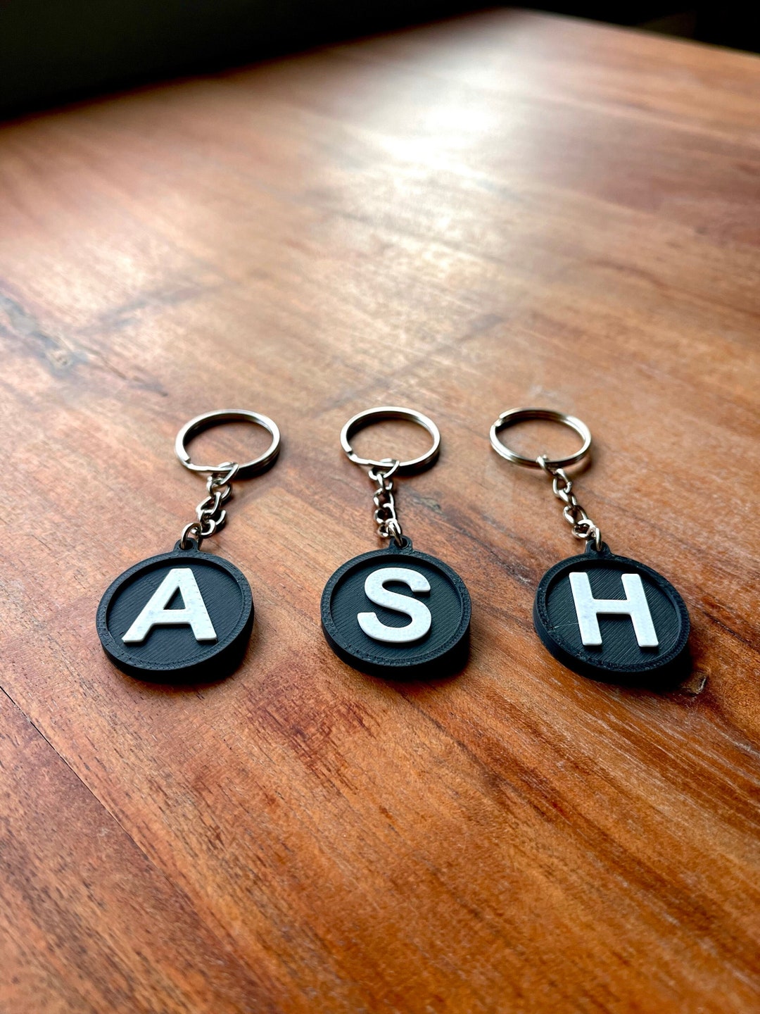 Letter Keychains - Name Letters / Keychains / Large / Small - Etsy