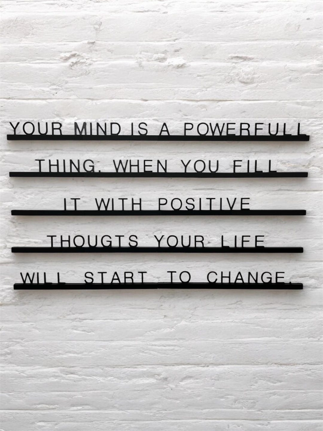 Individual 3D Wall Decoration Board Design Your Wall With a Quote ...