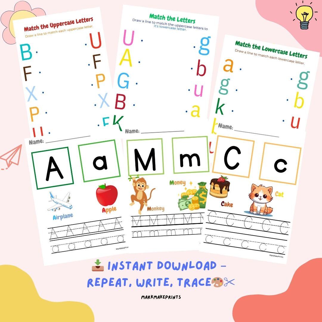 Alphabet Learning, Alphabet Tracing, Learning to Write Letters, Child ...