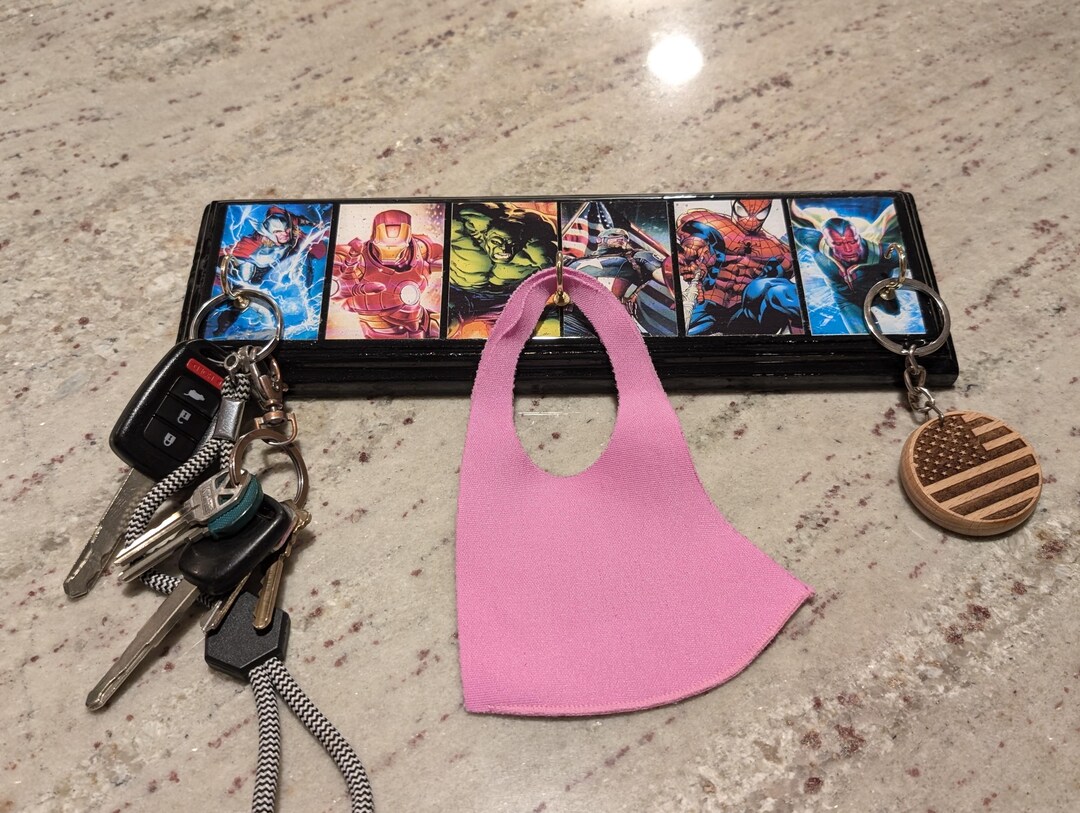Avengers Themed Comic Book Key Rack - Etsy