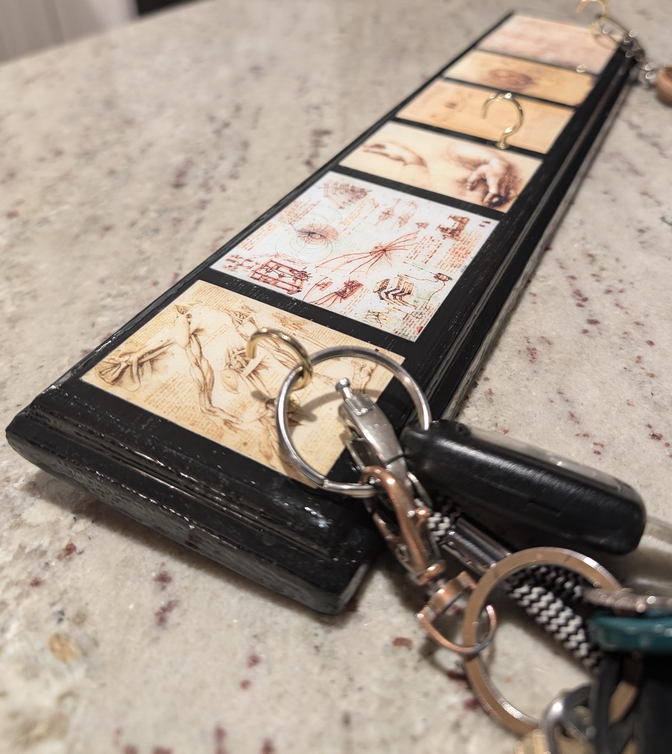 Leonardo Da Vinci-themed Key Rack - Etsy