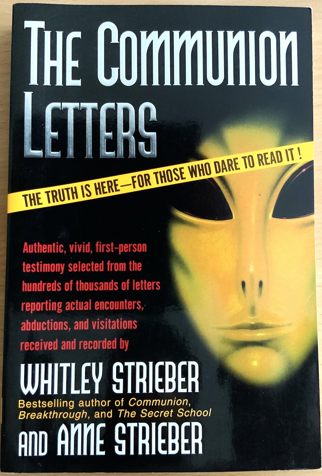 The Communion Letters Whitley & Anne Strieber Encounters Abductions Pb ...
