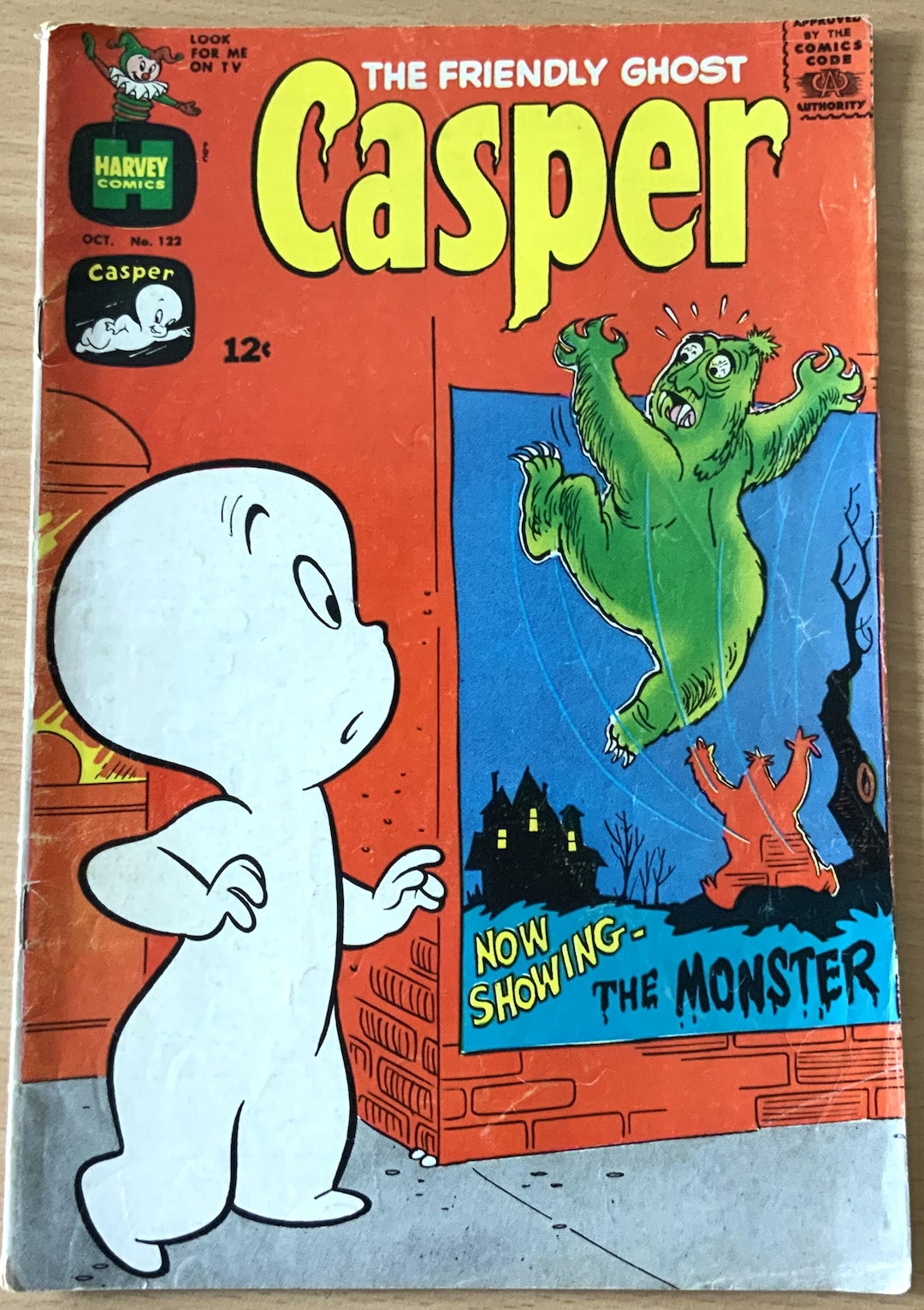 Gasper the Friendly Gosht Comic Book From 1968 No 122 Silver Age in ...