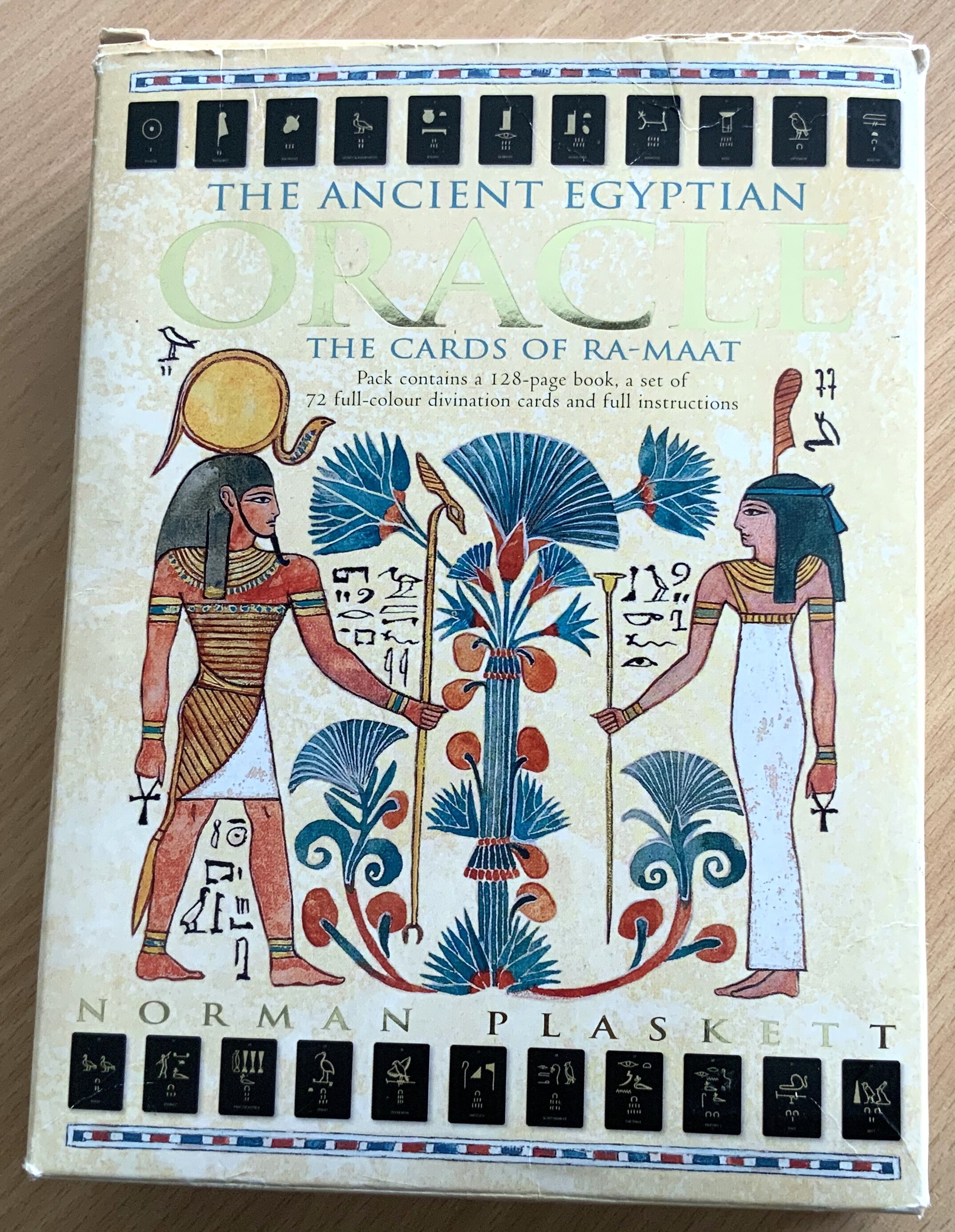 The Ancient Egyptian Oracle the Cards of Ra-maat by Norman Plaskett 72 ...
