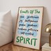 Fruits of the Spirit Poster - Instant Download - Scripture Art Print ...