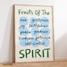 Fruits of the Spirit Poster - Instant Download - Scripture Art Print ...