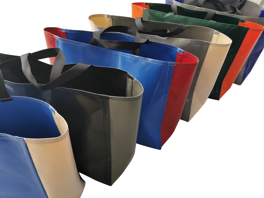 Stable, Tear-resistant Bag Made From PVC Truck Tarpaulin - Etsy