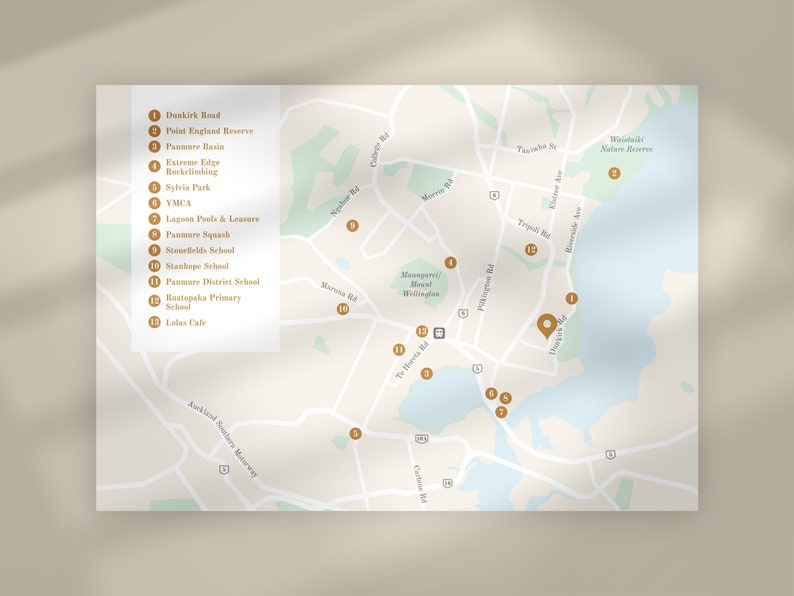 Custom Map of Any Location | Digital Map Design | Printable - Etsy