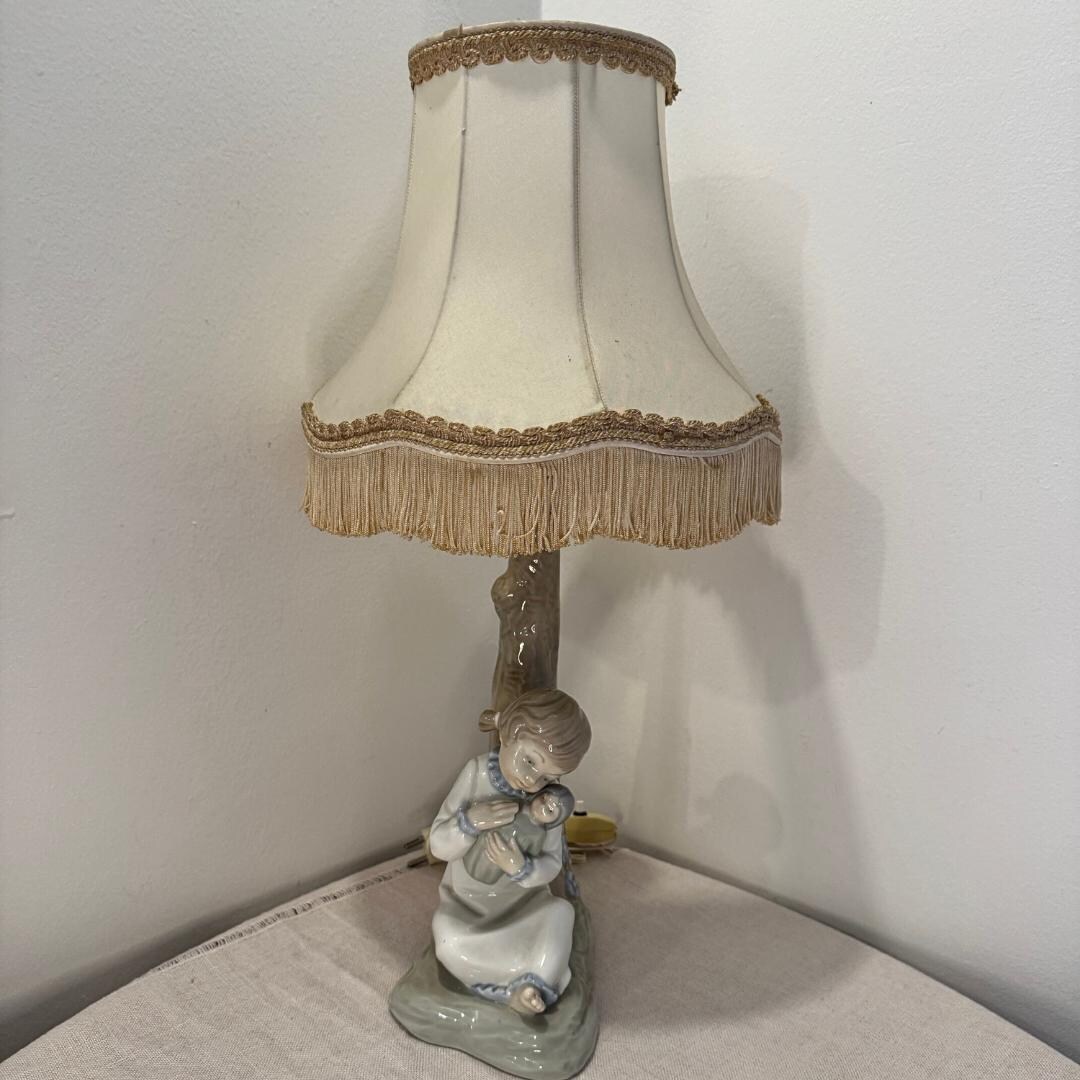 Vintage Zaphir Porcelain Table Lamp, Spain 1970s – Girl With Doll – 47 ...