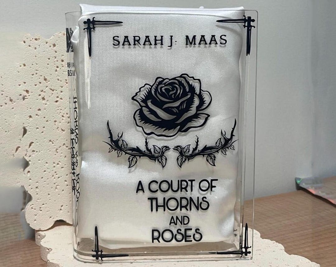 Acotar A Court of Thorns and Roses Acrylic Book Vase, Velaris Acrylic ...