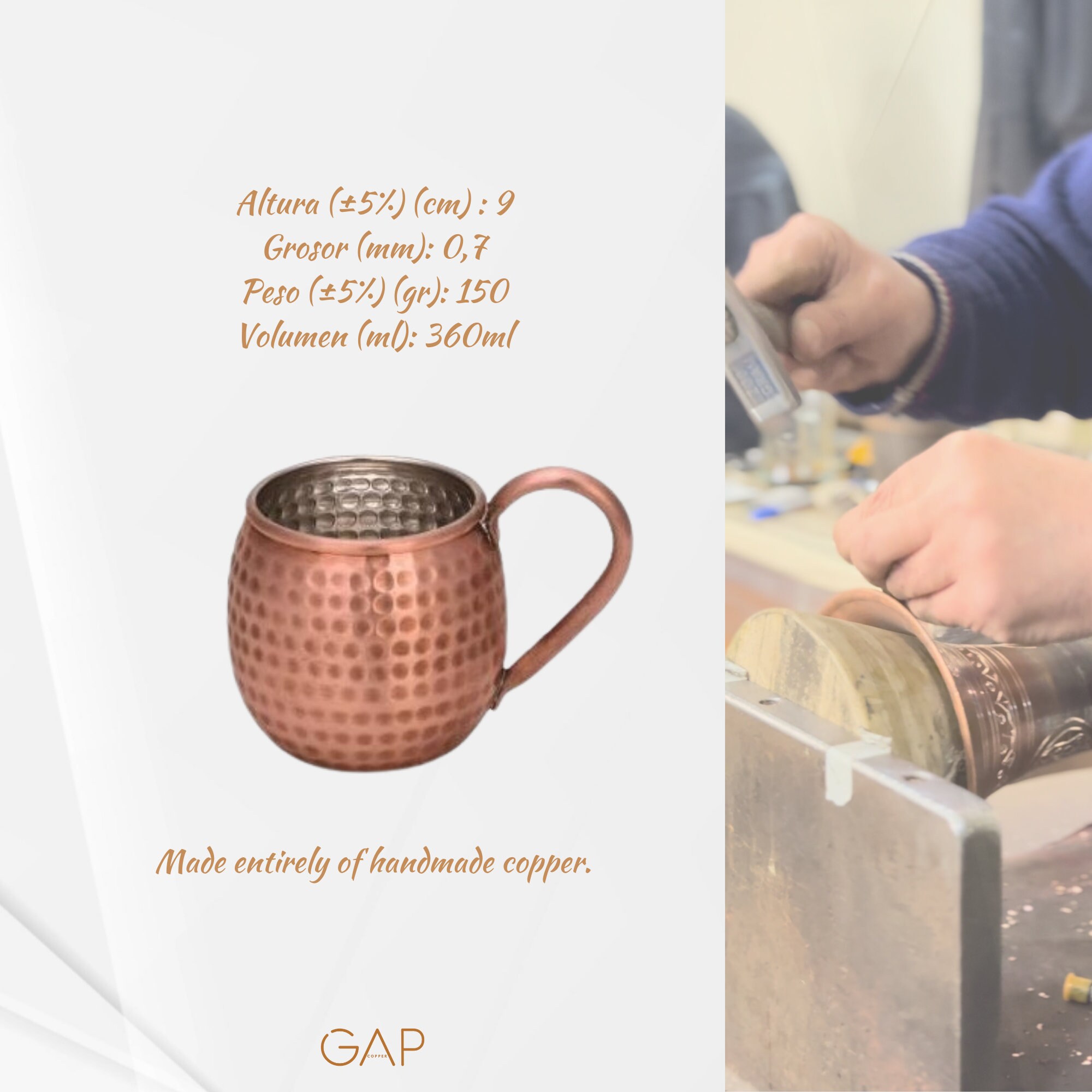 Handmade Copper Handled Beer Mug, Handmade Copper Beer Stein, Moscow ...