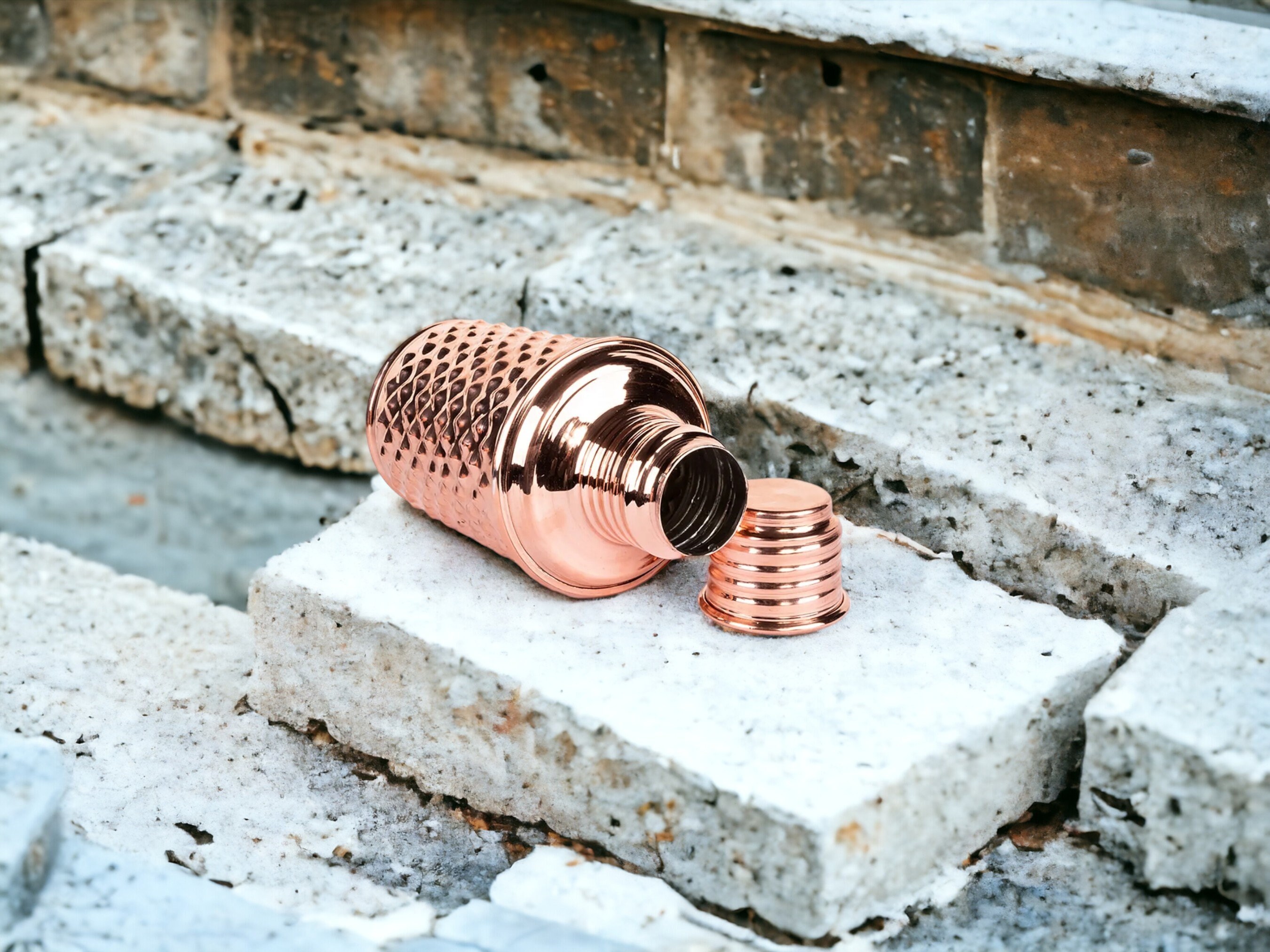 Hanmdade Pure Copper Water Bottle ,handcrafted Engraved Unique Copper ...