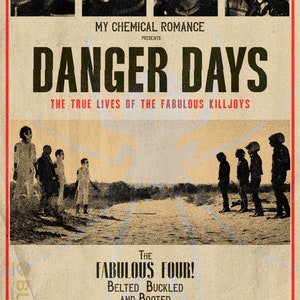 My Chemical Romance, Danger Days Poster, Digital Print - Etsy