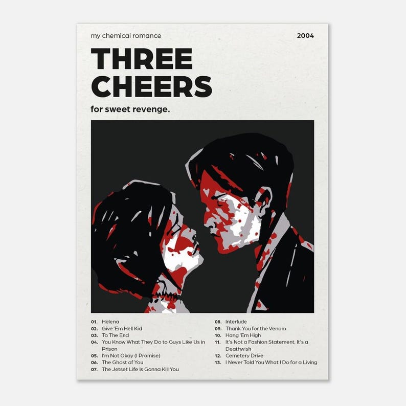 My Chemical Romance Poster: Three Cheers Album Art Print - Etsy