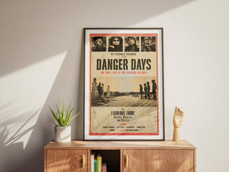 My Chemical Romance, Danger Days Poster, Digital Print - Etsy
