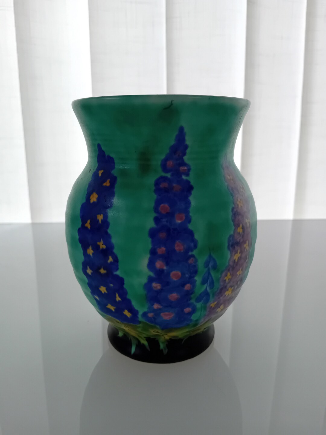 Crown Devon Delphinium Vase - Etsy