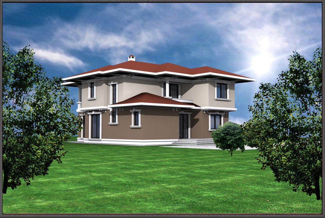 Custom Detailed 3D Floor Plan, Architectural Furniture Layout Plan ...