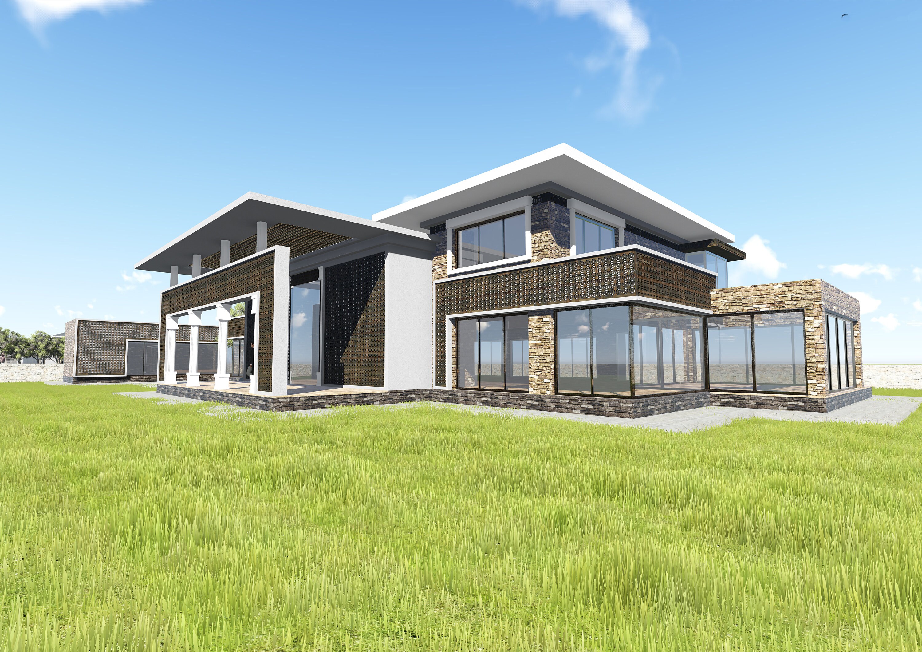 Custom Detailed 3D Floor Plan, Architectural Furniture Layout Plan ...