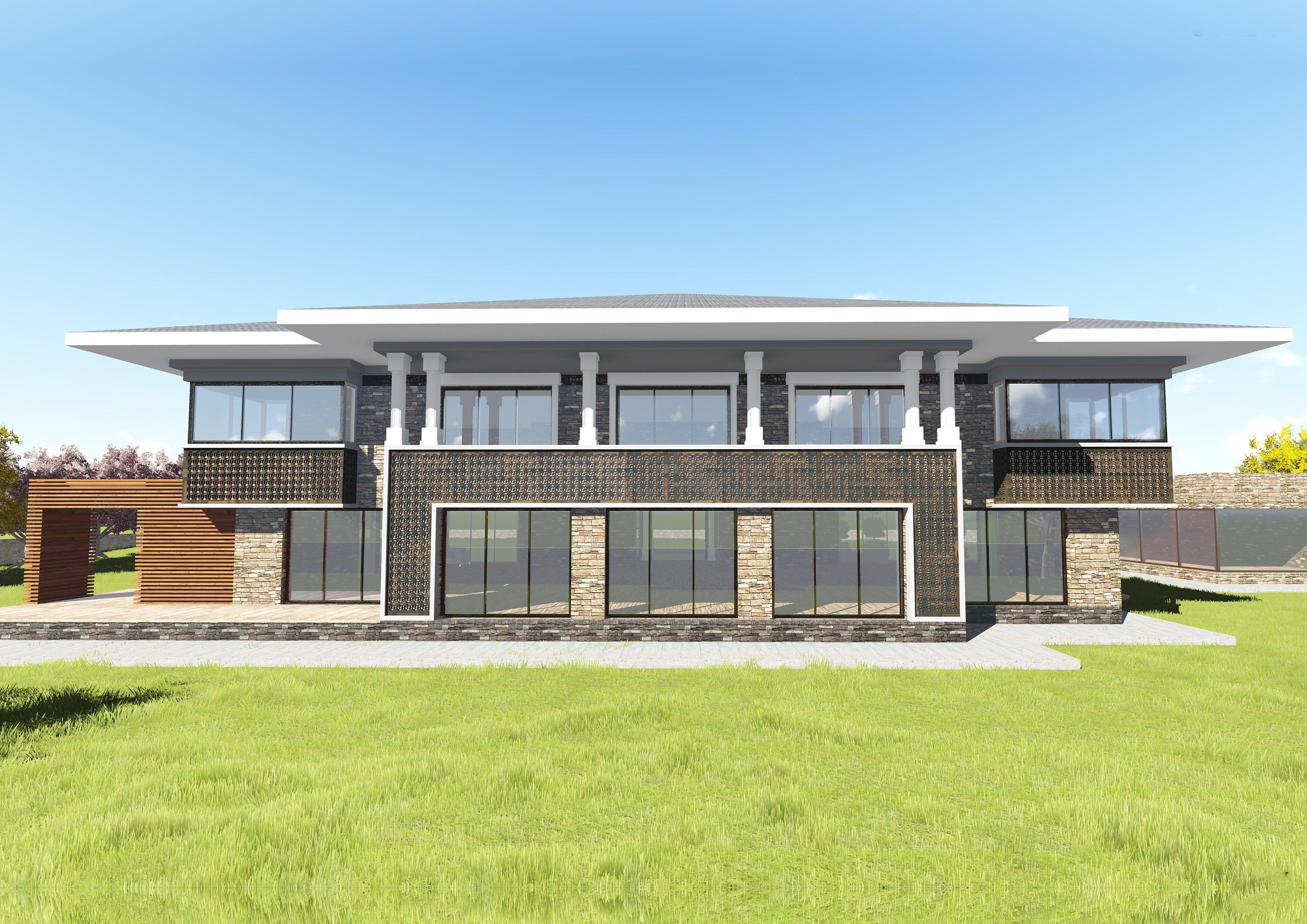 Custom Detailed 3D Floor Plan, Architectural Furniture Layout Plan ...