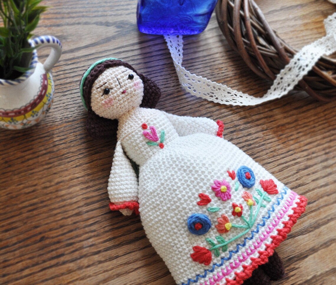 Freya Doll Crochet Pattern. Instant PDF Download. Cute Doll Amigurumi ...