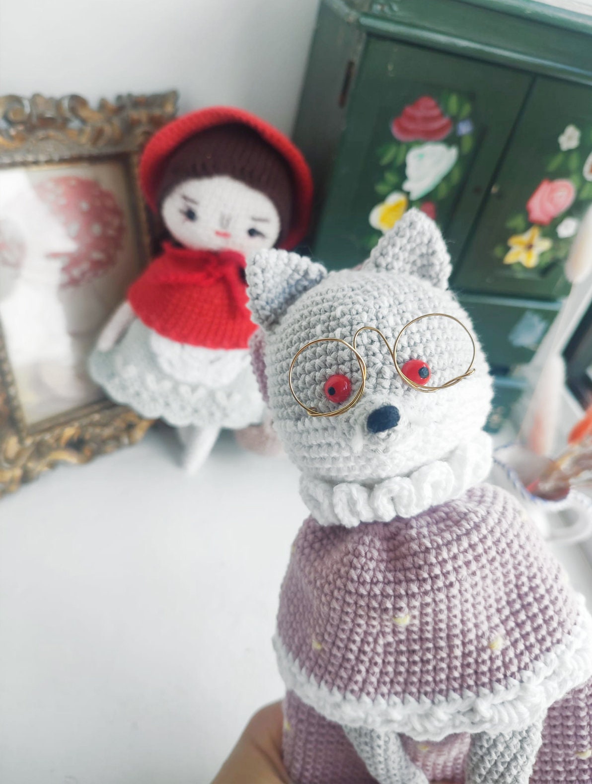 Little Red Riding Hood and Grandma Wolf. Instant PDF Download. Cute ...