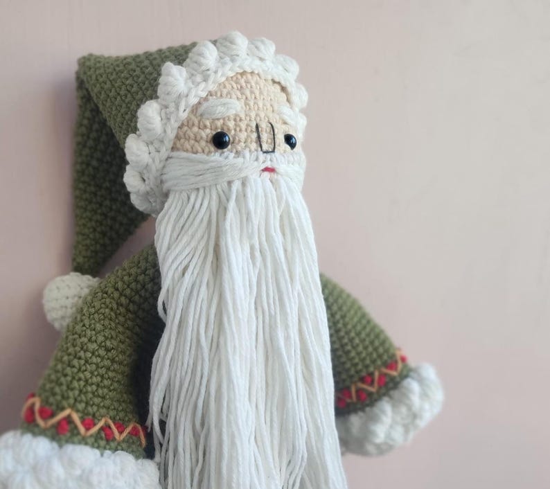 Santa Clause Crochet Pattern. Instant PDF Download. Cute Vintage ...
