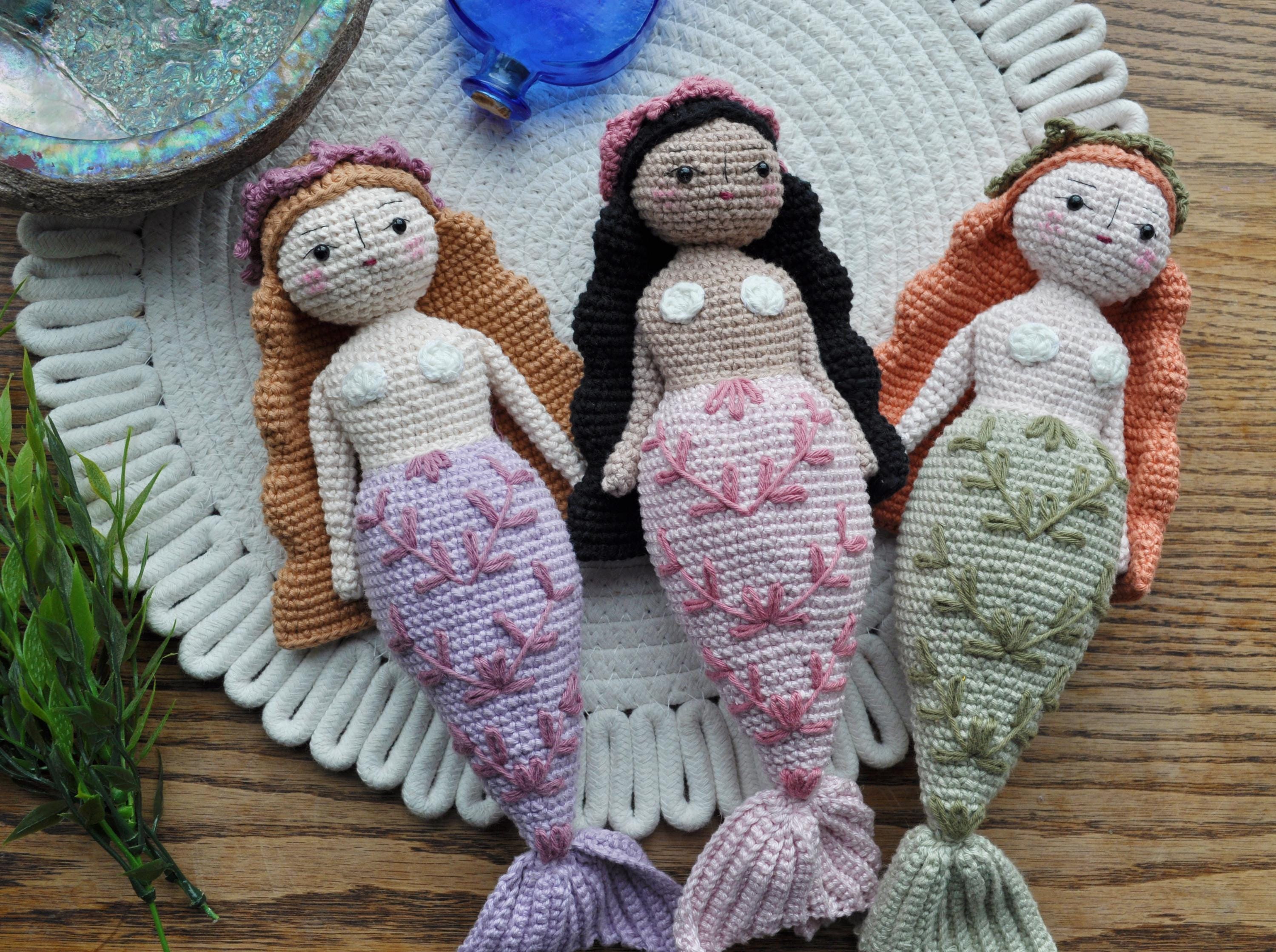 Margot the Mermaid Crochet Pattern. Instant PDF Download. Cute Mermaid ...