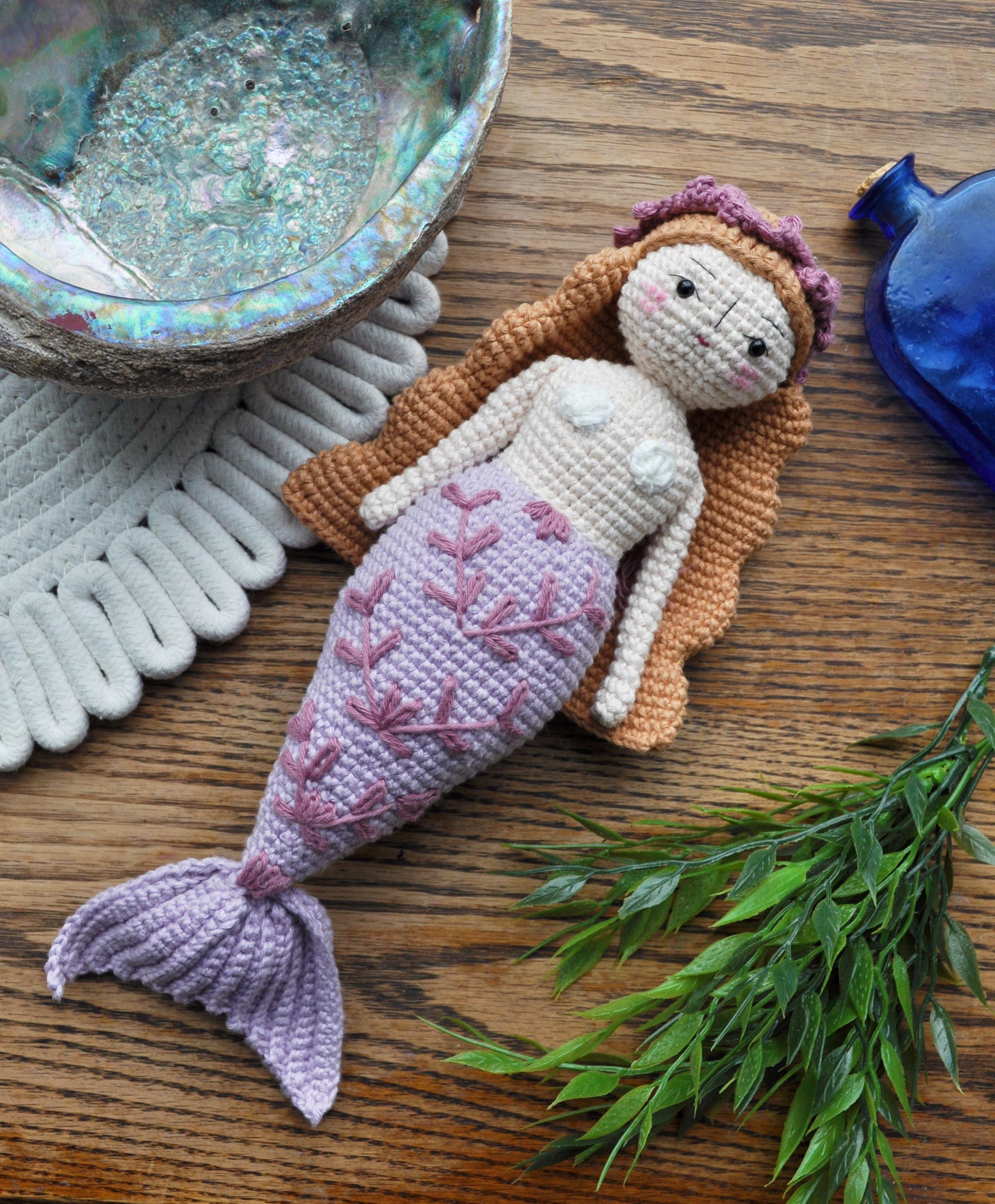 Margot the Mermaid Crochet Pattern. Instant PDF Download. Cute Mermaid ...