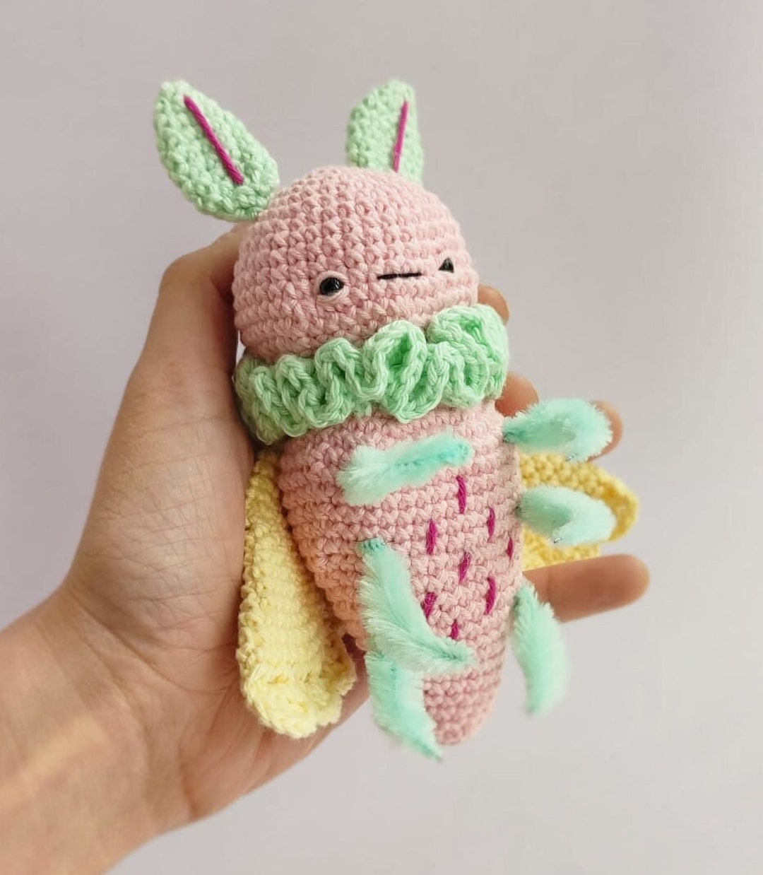 Molly the Moth Crochet Pattern. Instant PDF Download. Cute Moth ...