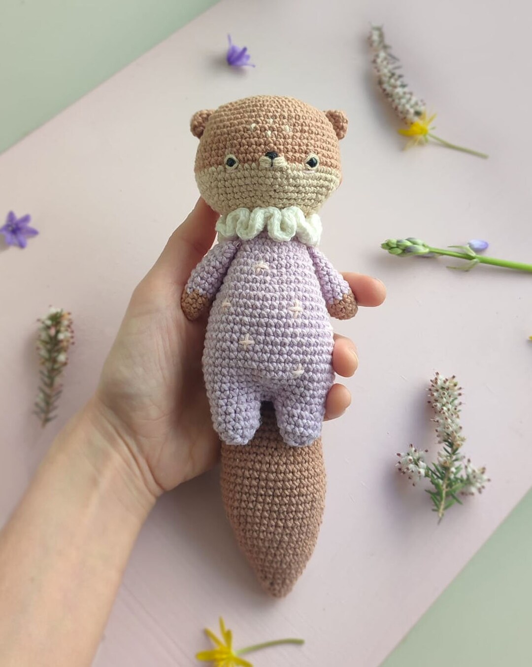 Baby Otter Crochet Pattern. Instant PDF Download. Cute Otter Amigurumi ...